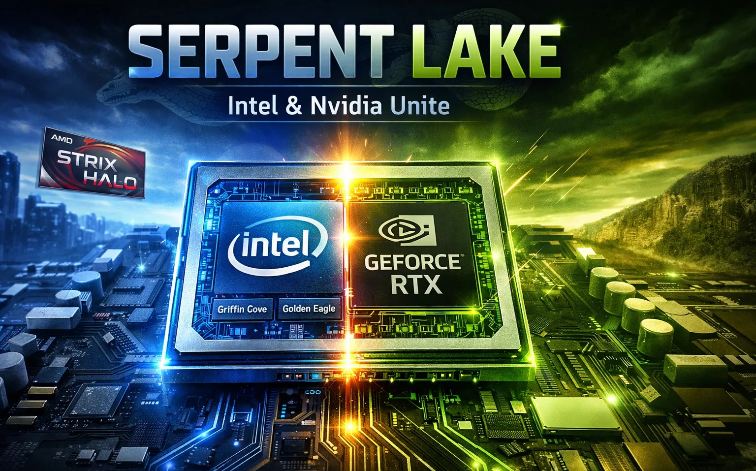 تعاون ضخم بين إنتل وإنفيديا لإنتاج معالج Serpent Lake | بوابة الذكاء ...
